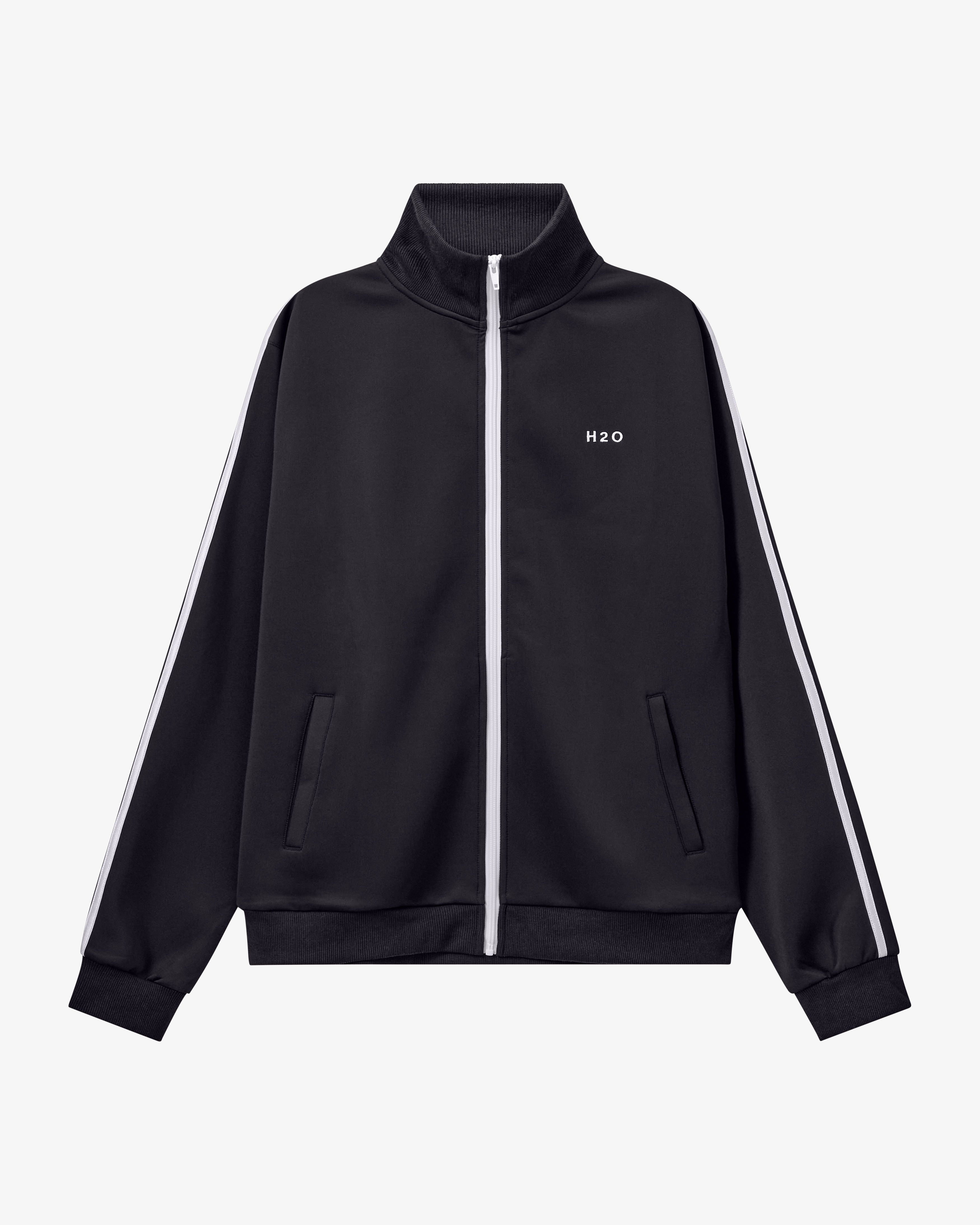 Tracksuit Zip Jacket - Black – H2O